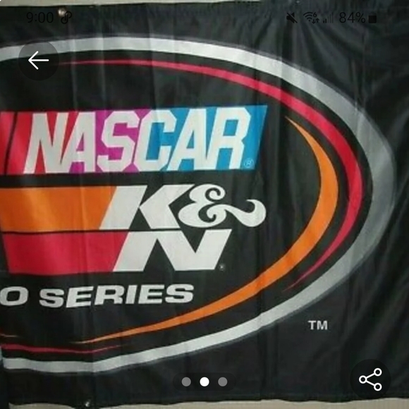 Nascar | Other | Nascar Racing Kn Pro Series Flag Banner | Poshmark